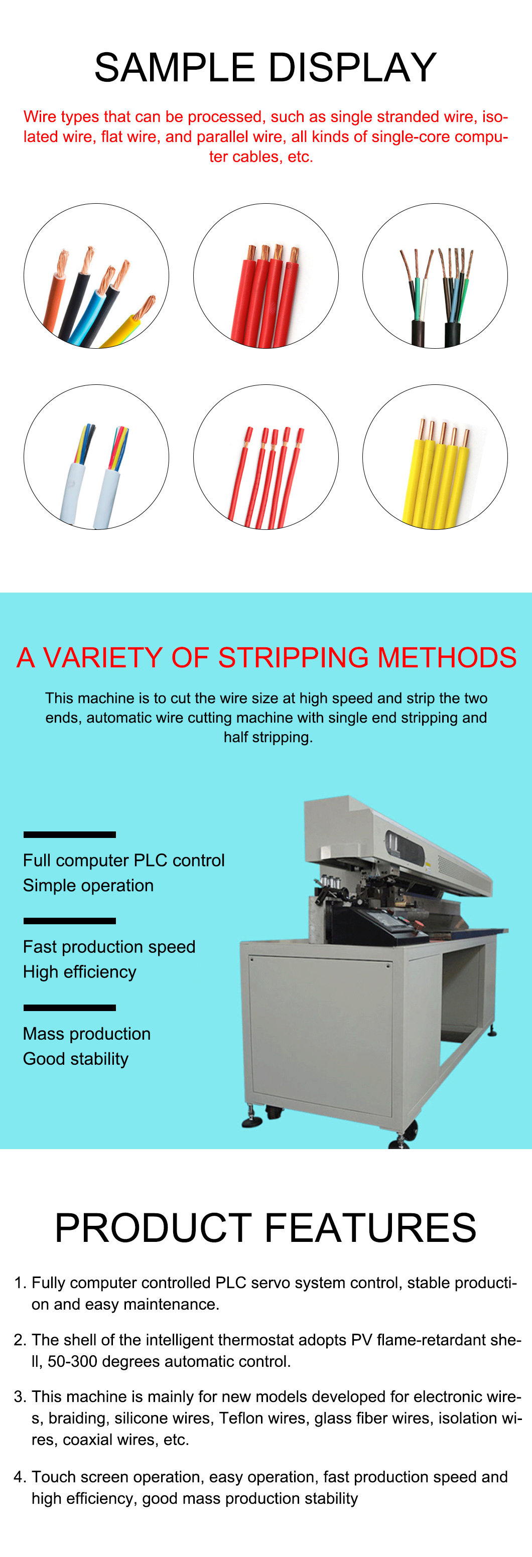 High Speed Auto Wire Cutting Machine - Buy auto wire cutting machine ...