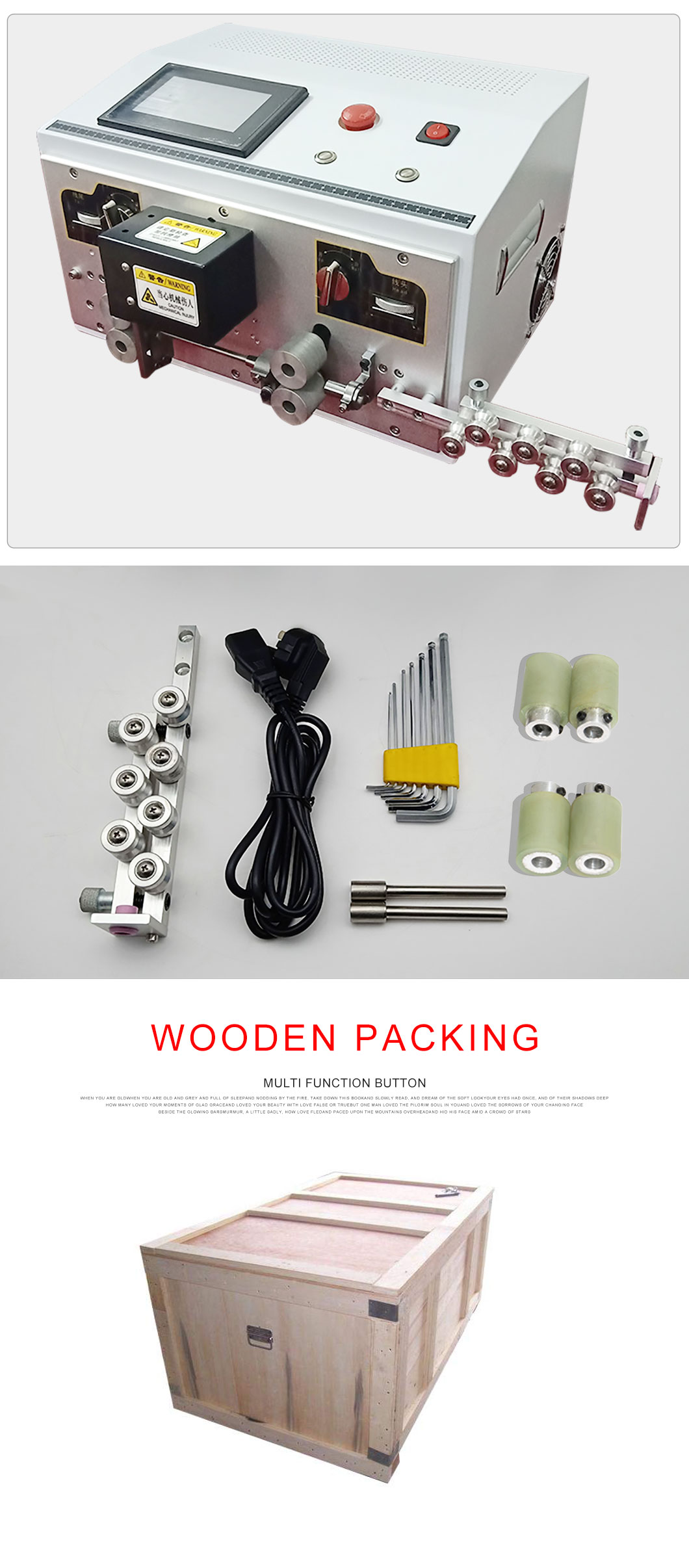 Automatic Wire Cutter And Stripping Machine | Touch Screen - Buy ...